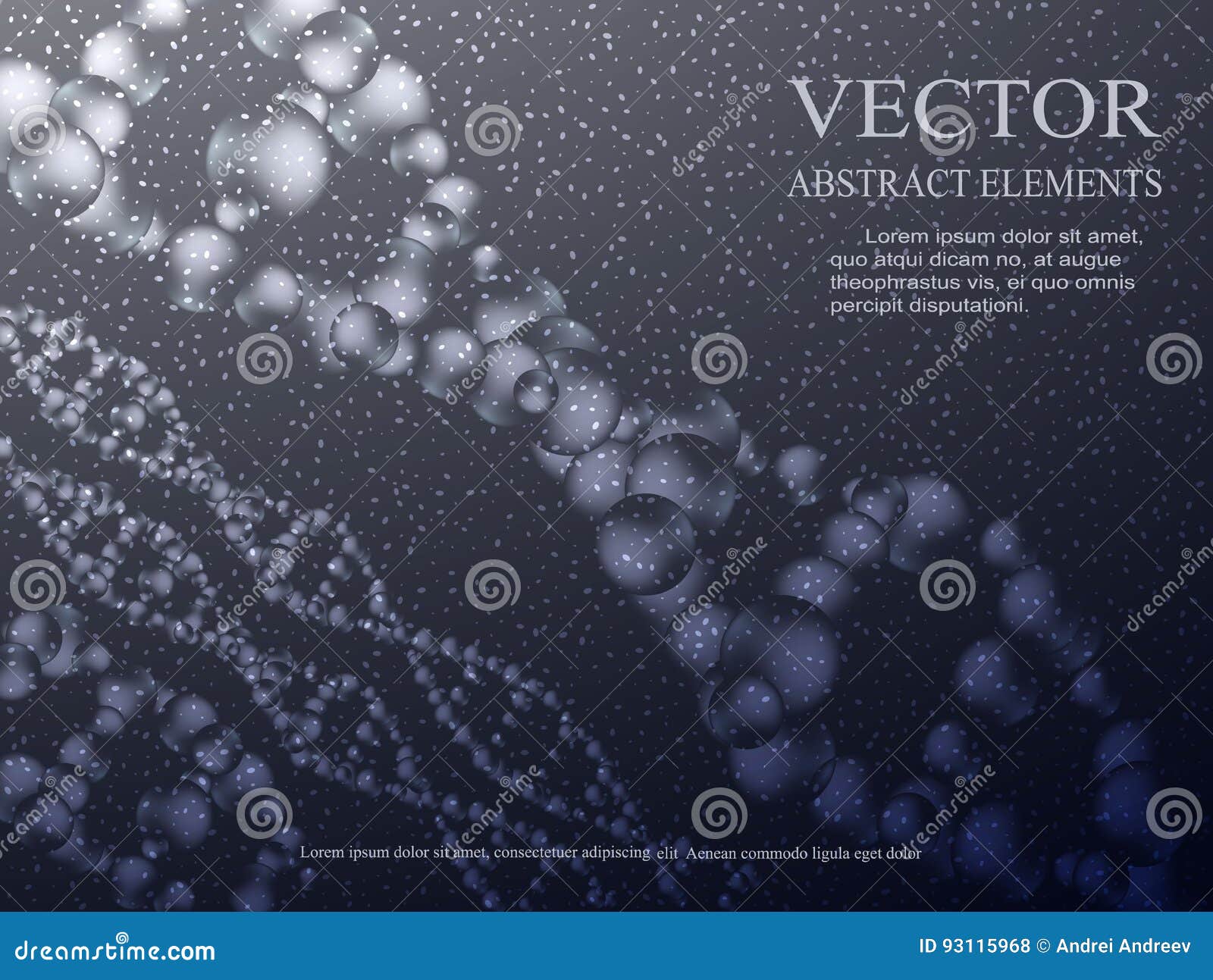 DNA Molecule Structure on Light Blue Background. Stock Vector ...