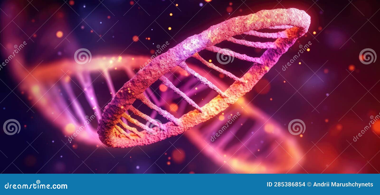 Dna Molecule Structure Medical Science Research Of Chromosome Dna