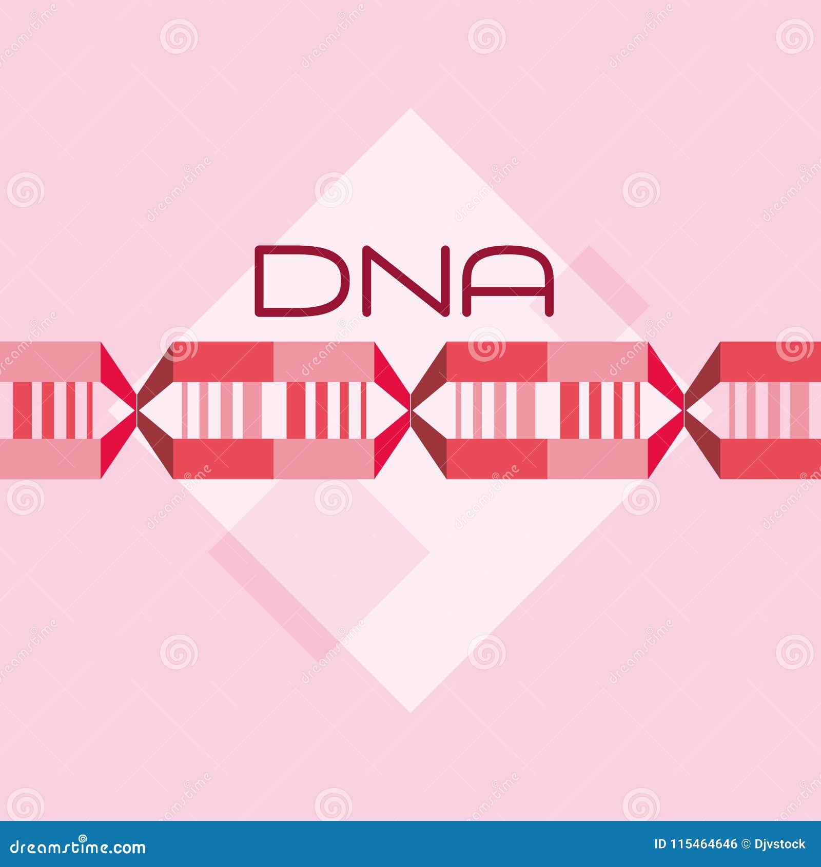 DNA molecula design stock vector. Illustration of microbiology - 115464646