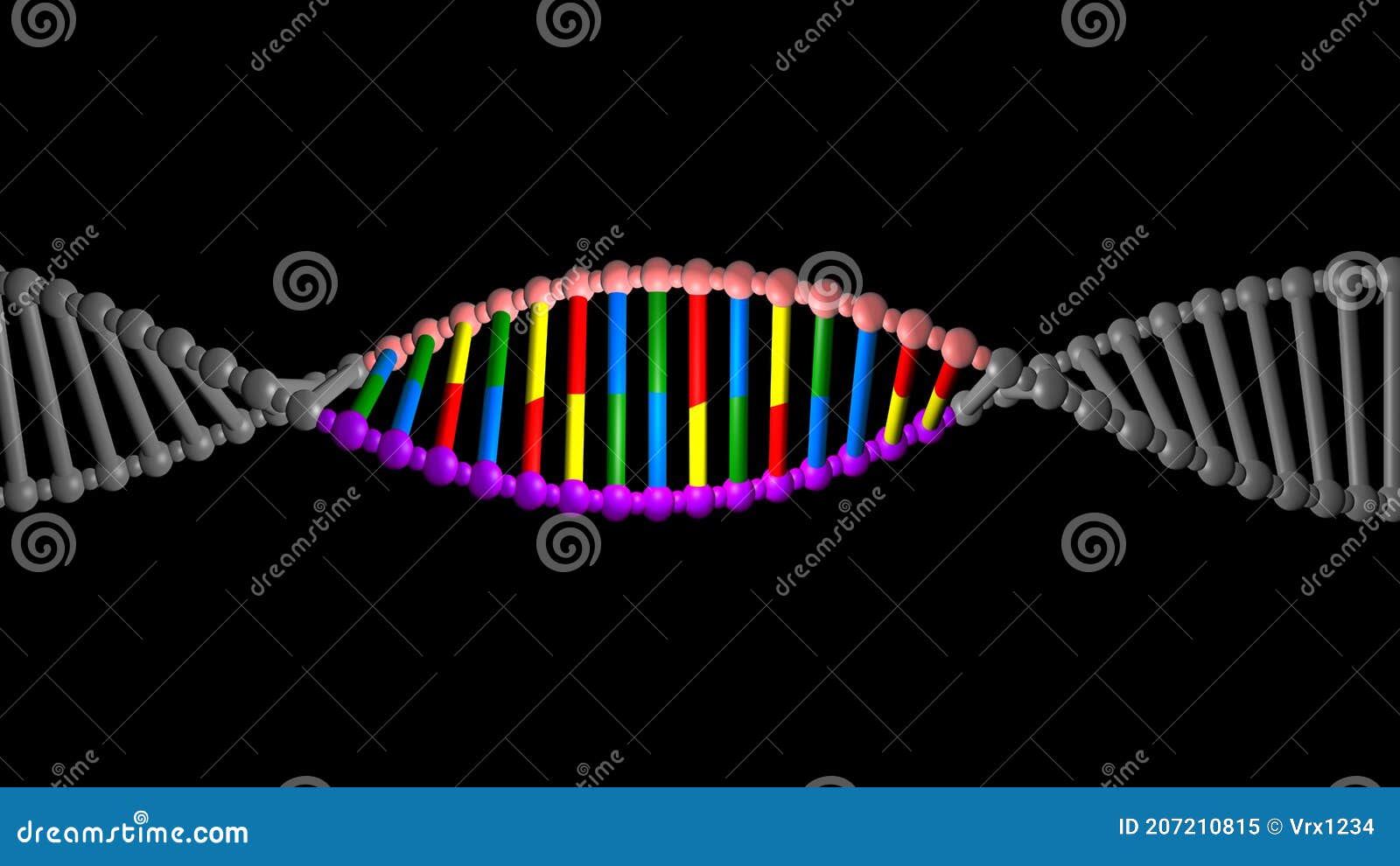 DNA Molecule Structure Repair, Editing and Manipulation. CRISPR . 3d ...