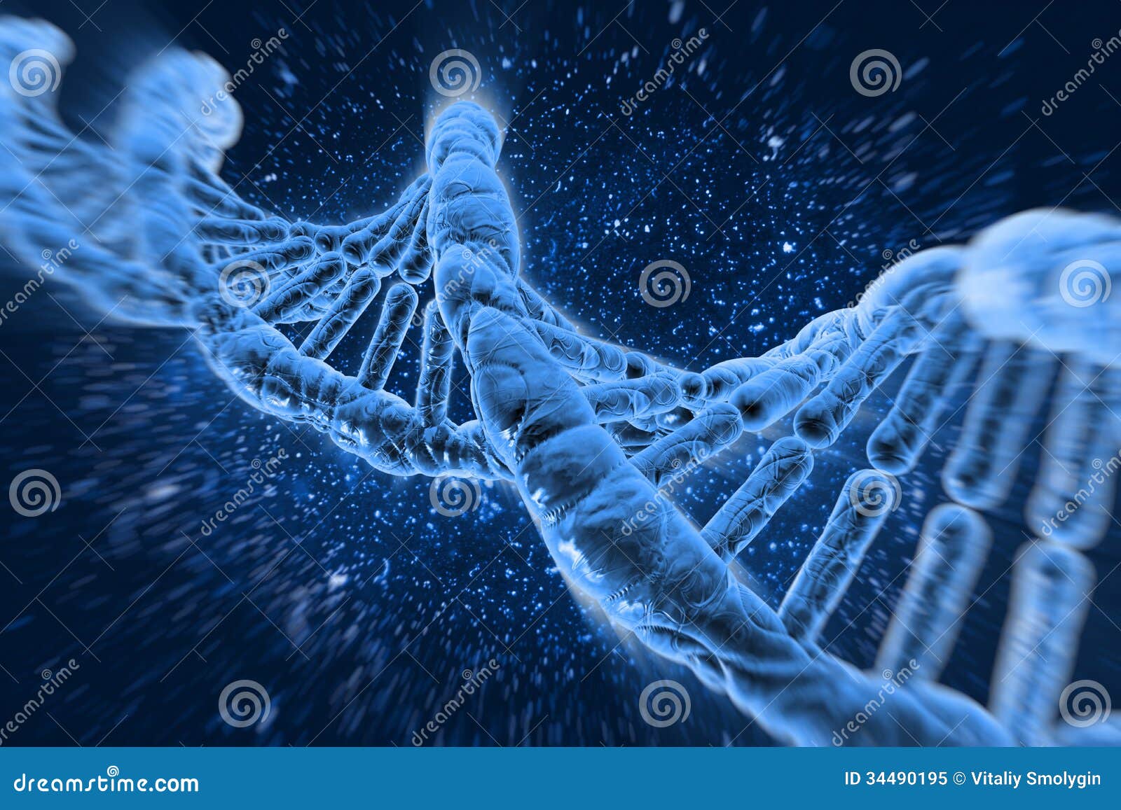 DNA molecules stock illustration. Illustration of cell - 34490195