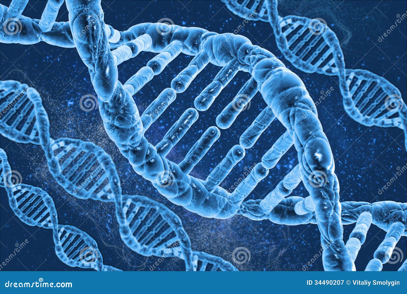 DNA Molecules Royalty Free Stock Photography - Image: 34490207