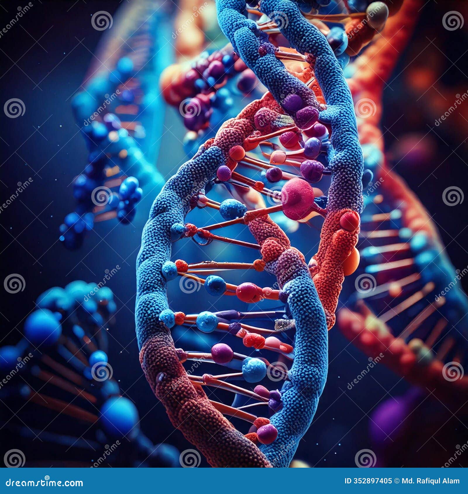 DNA Molecules Detailed Visualization of Genetic Structures for ...