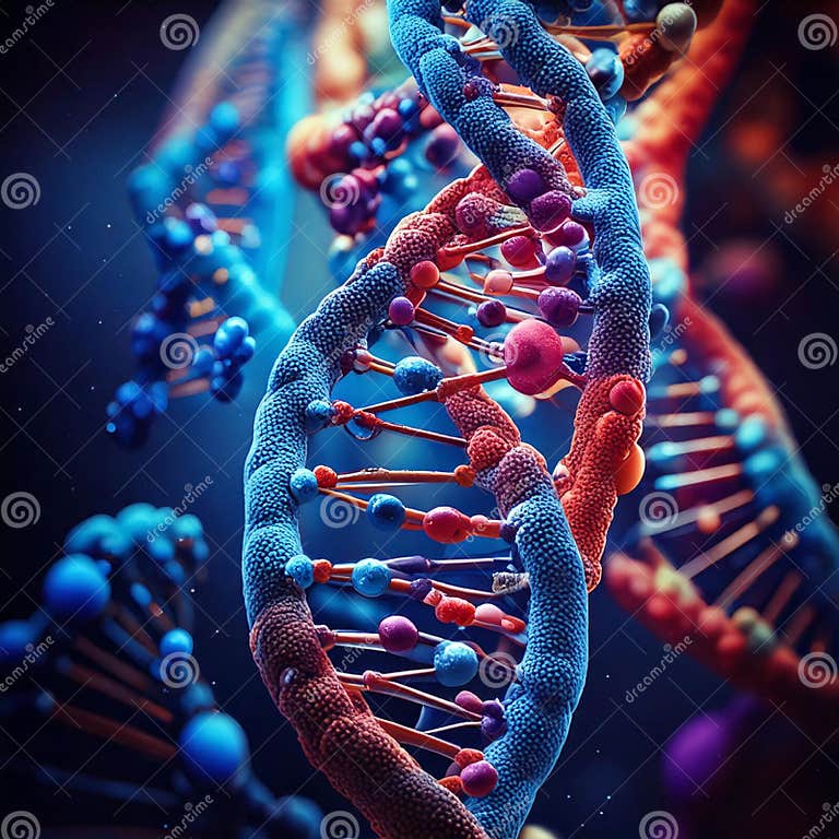 DNA Molecules Detailed Visualization of Genetic Structures for ...