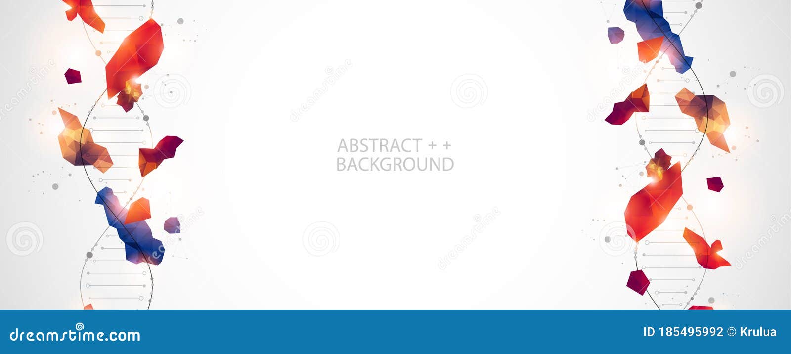 DNA Molecules Science Template, Abstract Background. Vector ...