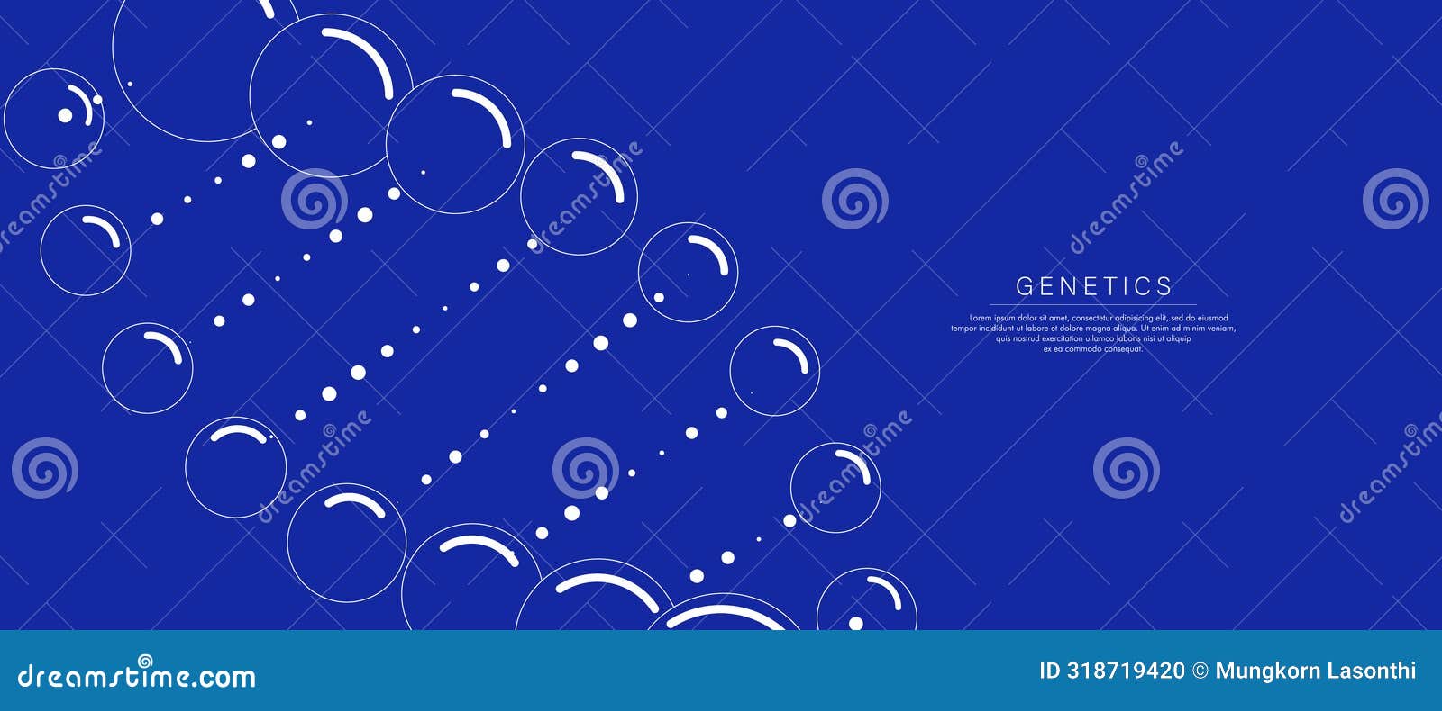 DNA Molecules. Simple Dna Structure Form Flat Design Stock Vector ...