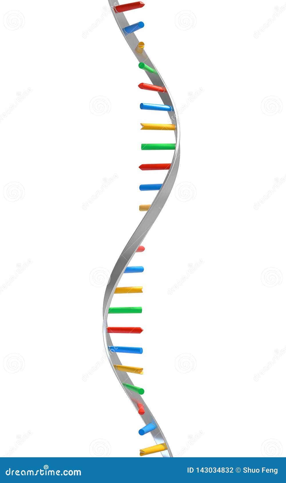 DNA Molecules, Structure of the Genetic Code, 3d Rendering,conceptual ...