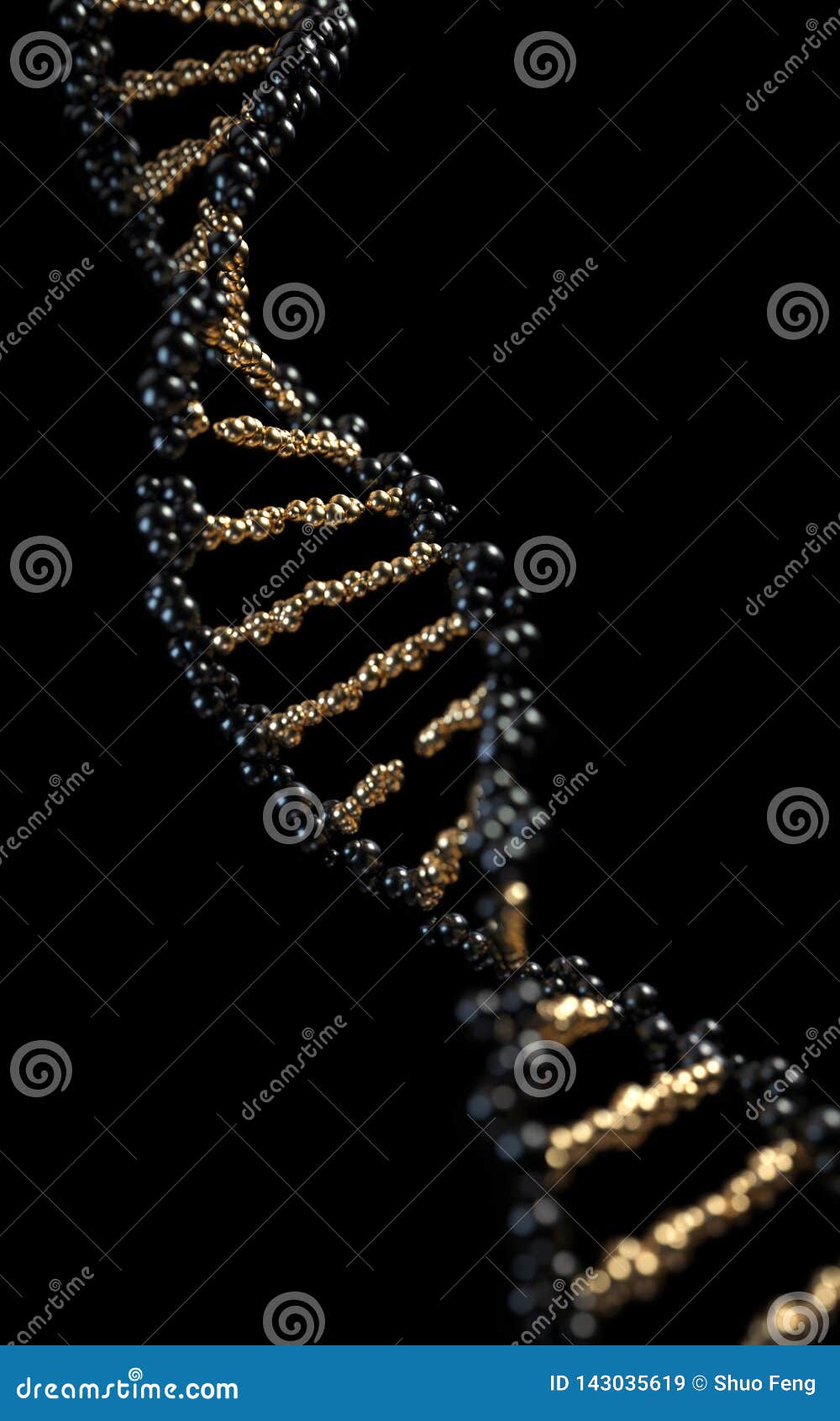 DNA Molecules, Structure of the Genetic Code, 3d Rendering,conceptual ...