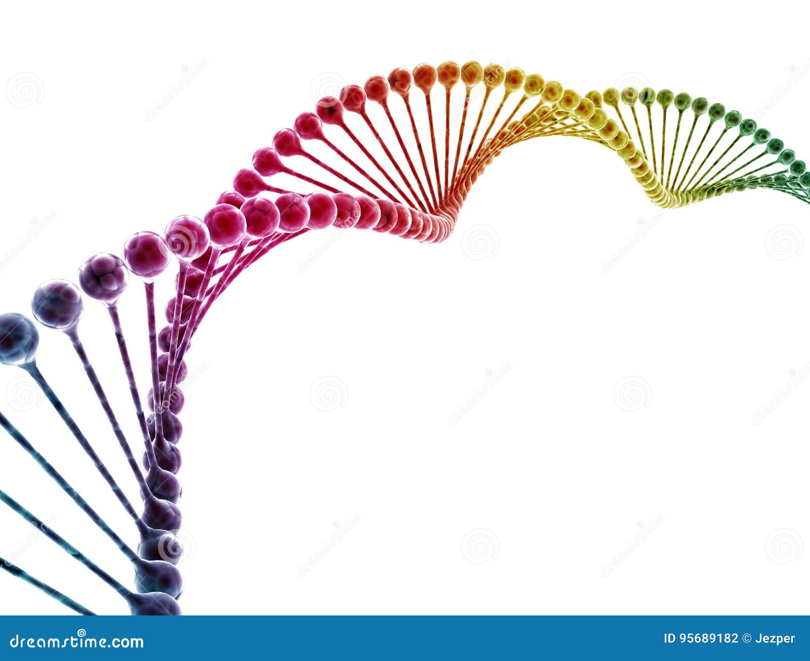 DNA multi color stock illustration. Illustration of genetics - 95689182
