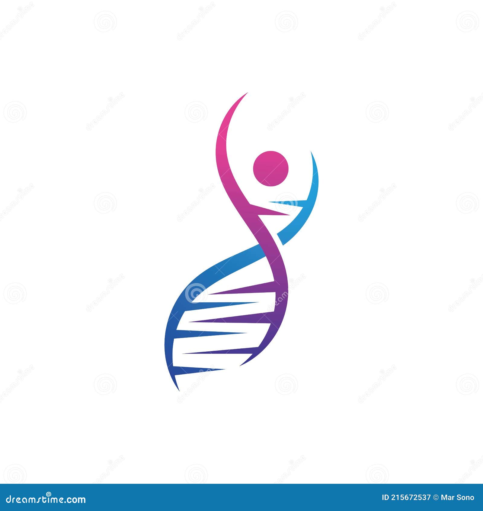 Dna People Logo Vector Illustration Template Stock Vector ...
