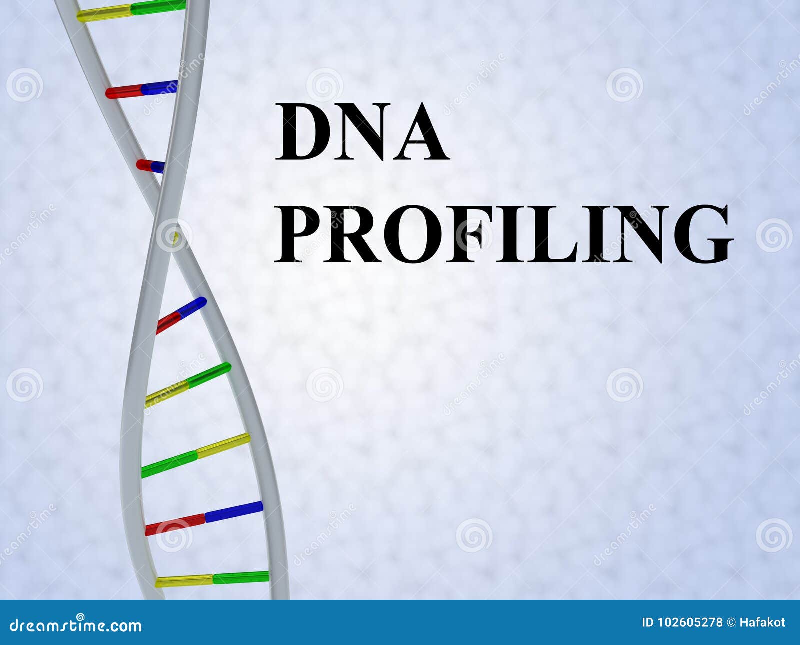 DNA-Profil - Genetisches Konzept Stock Abbildung - Illustration von ...