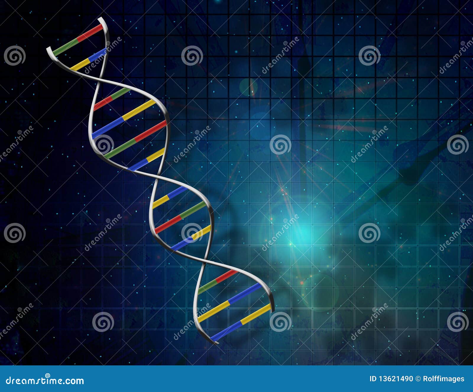 DNA Puzzle stock illustration. Illustration of biochemistry - 13621490
