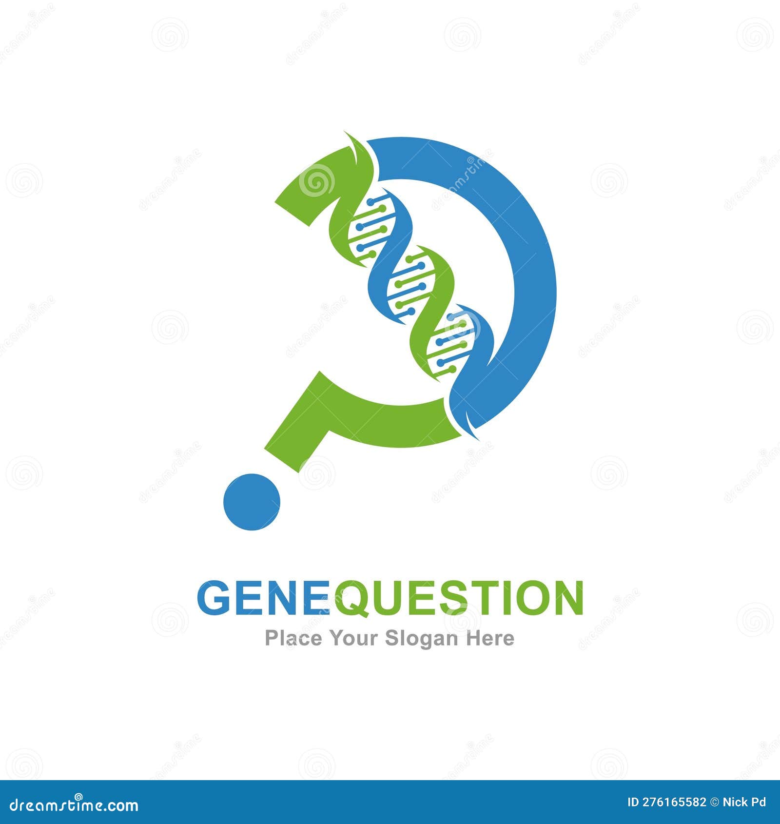 DNA Question Logo Icon Vector Stock Vector - Illustration of font, line ...