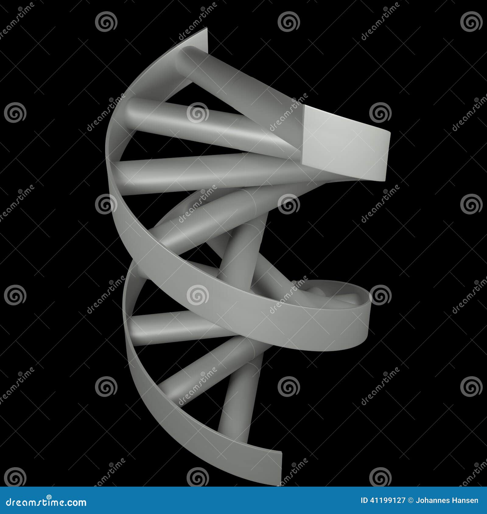 DNA Rendering stock illustration. Illustration of silver - 41199127