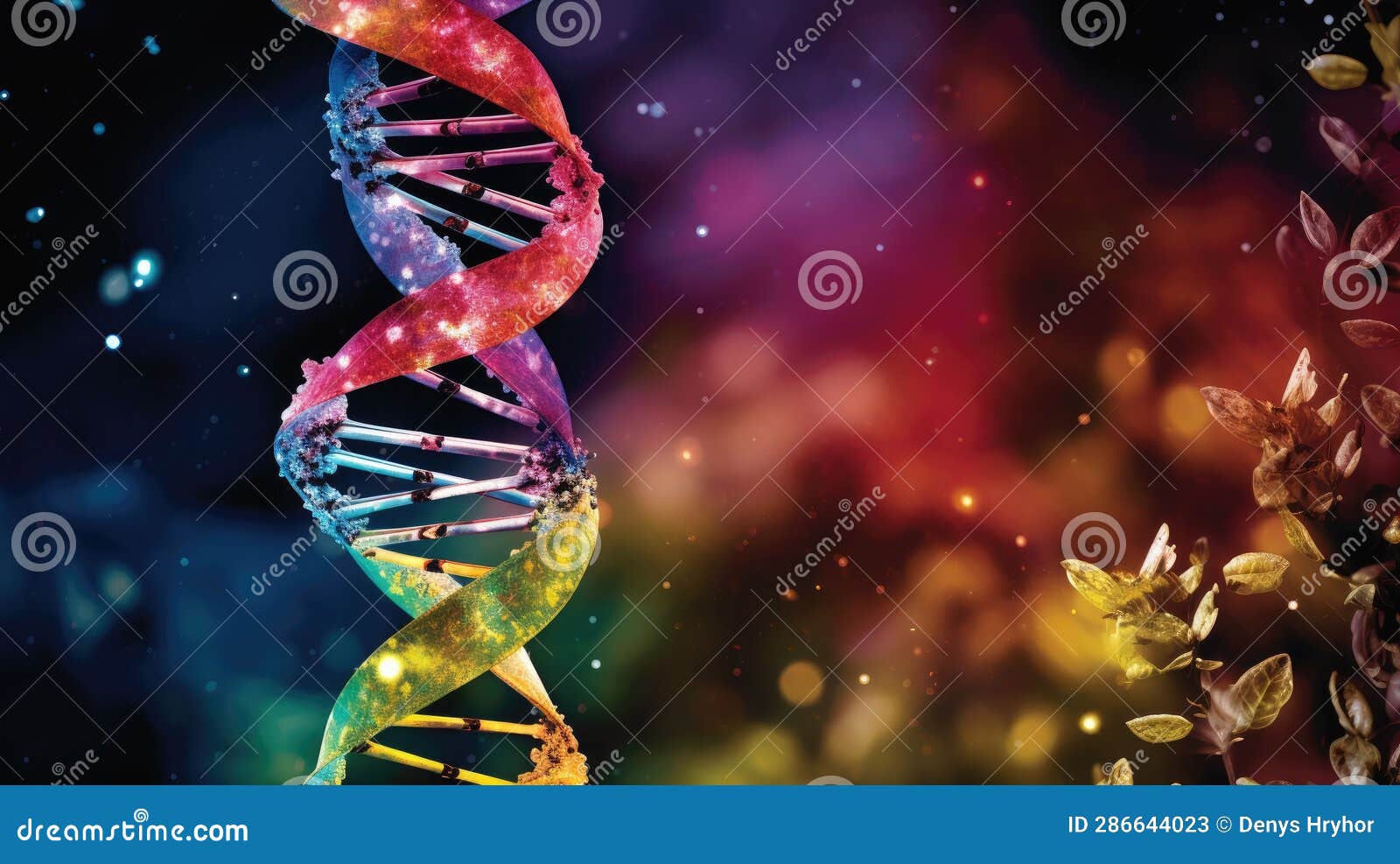 DNA Research Under the Microscope. Genetic Engineering. Laboratory Work ...