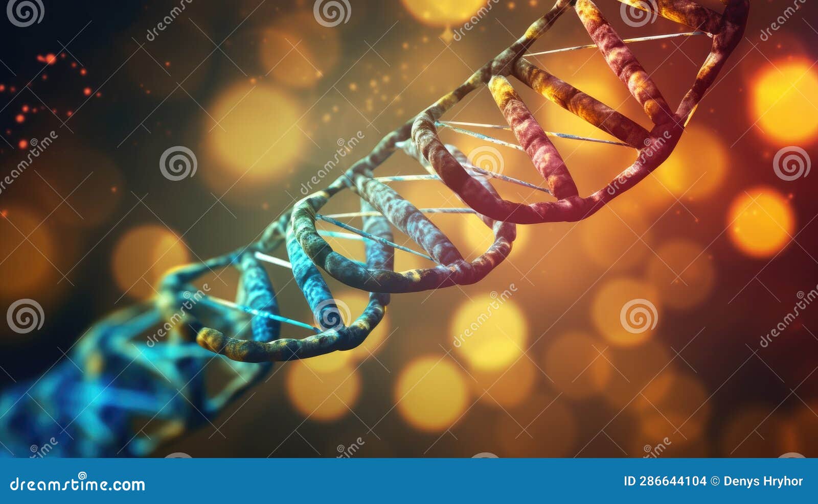 DNA Research Under the Microscope. Genetic Engineering. Laboratory Work ...