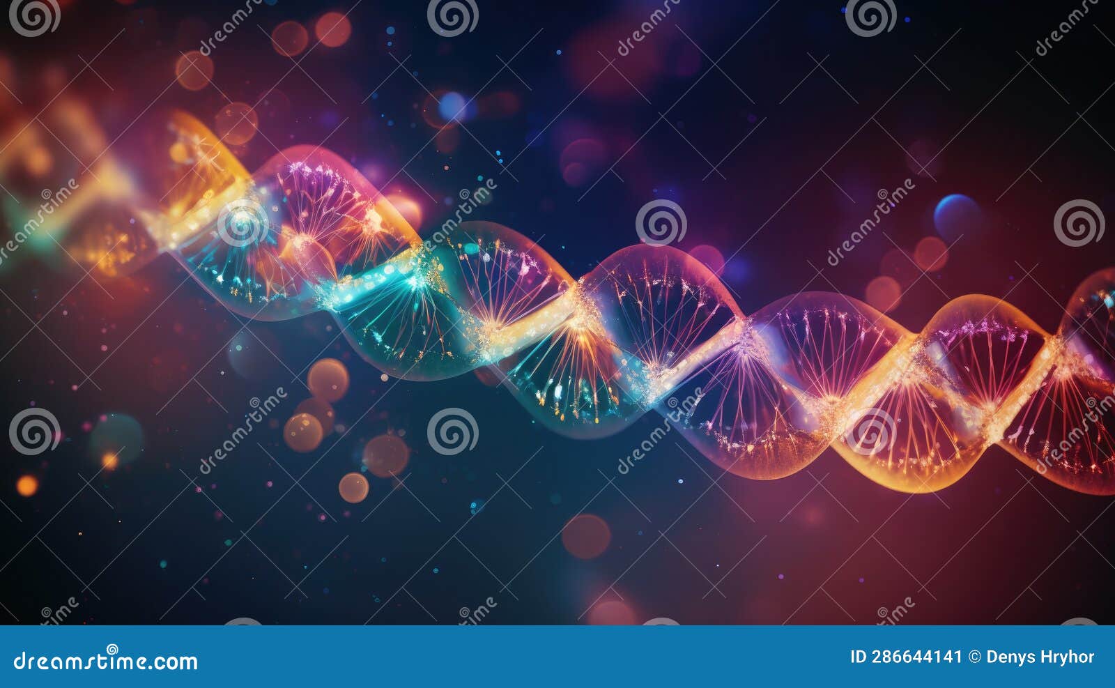 DNA Research Under the Microscope. Genetic Engineering. Laboratory Work ...