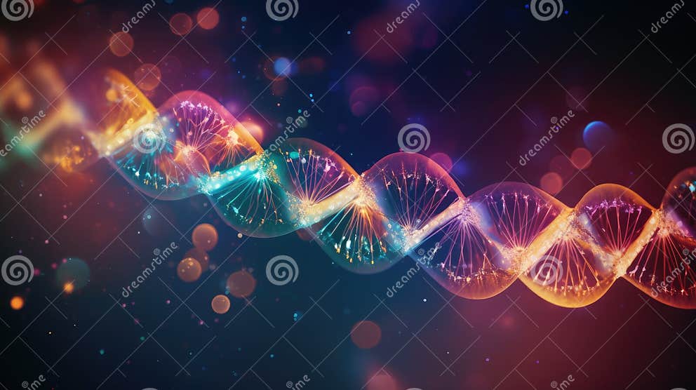 DNA Research Under the Microscope. Genetic Engineering. Laboratory Work ...