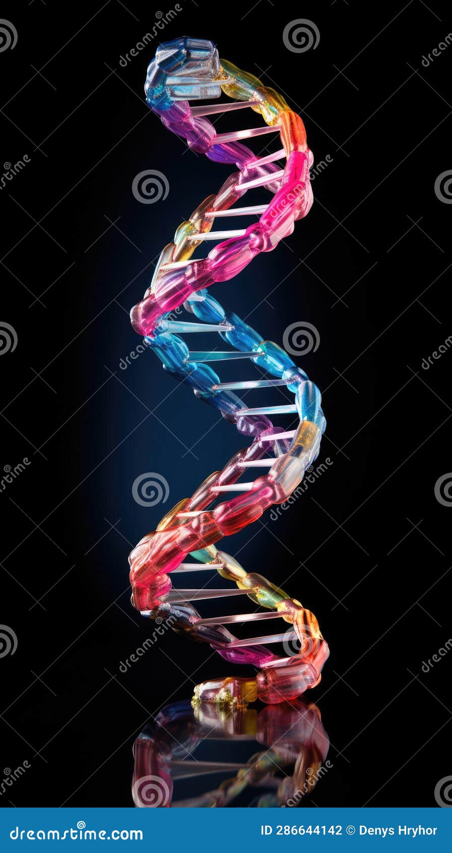 DNA Research Under the Microscope. Genetic Engineering. Laboratory Work ...