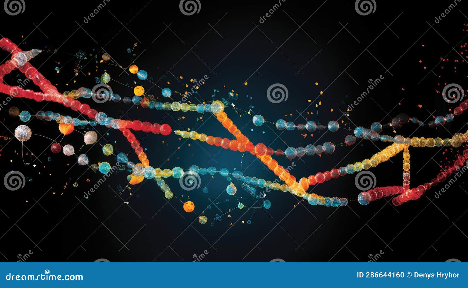 DNA Research Under the Microscope. Genetic Engineering. Laboratory Work ...