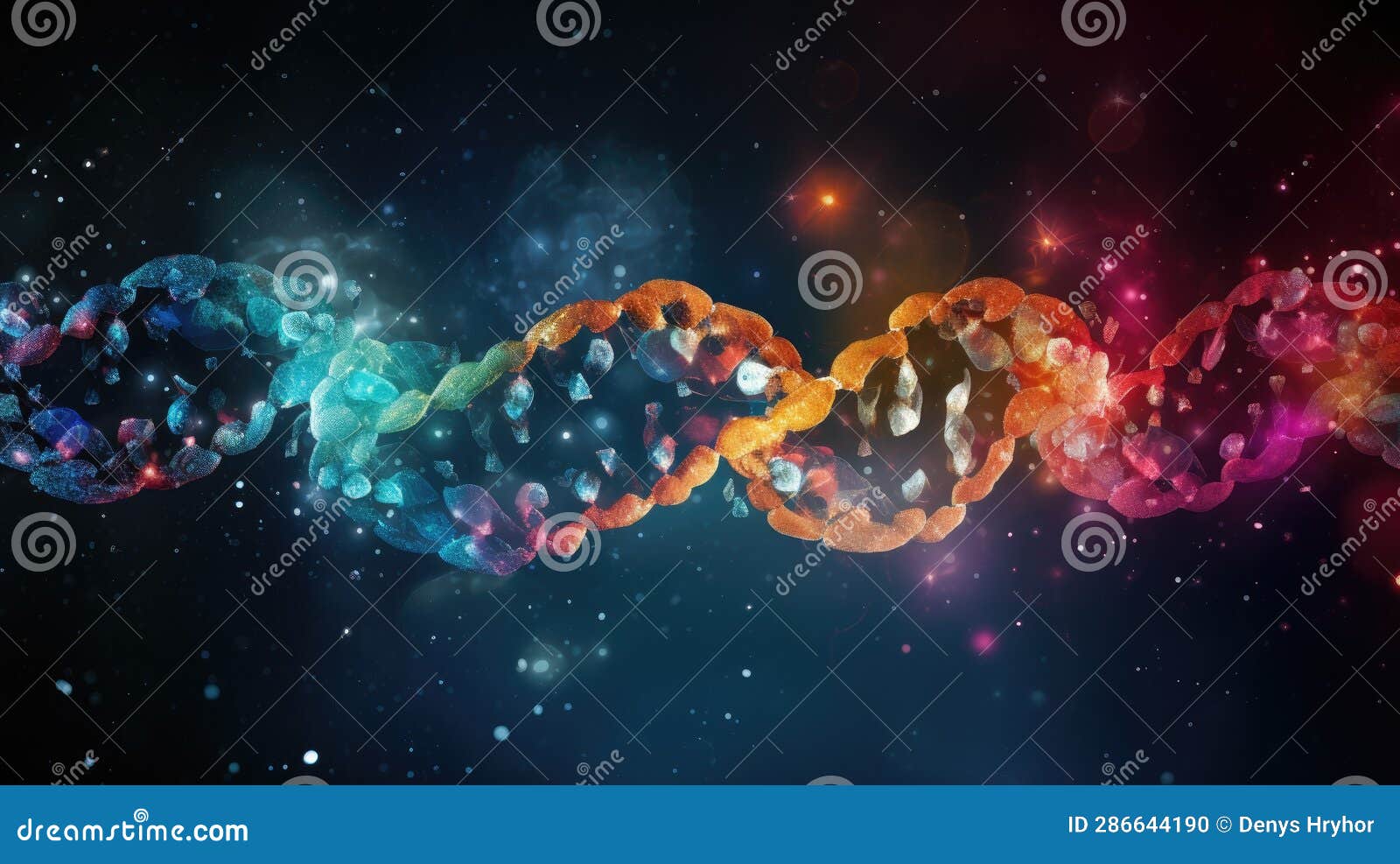 DNA Research Under the Microscope. Genetic Engineering. Laboratory Work ...