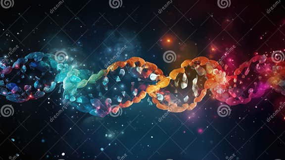DNA Research Under the Microscope. Genetic Engineering. Laboratory Work ...