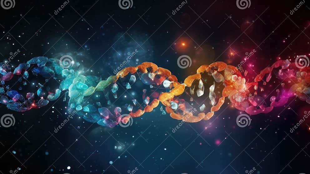 DNA Research Under the Microscope. Genetic Engineering. Laboratory Work ...