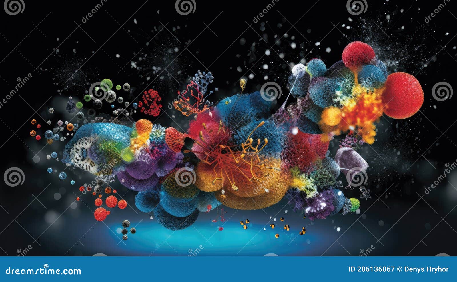 DNA Research Under the Microscope. Genetic Engineering. Laboratory Work ...