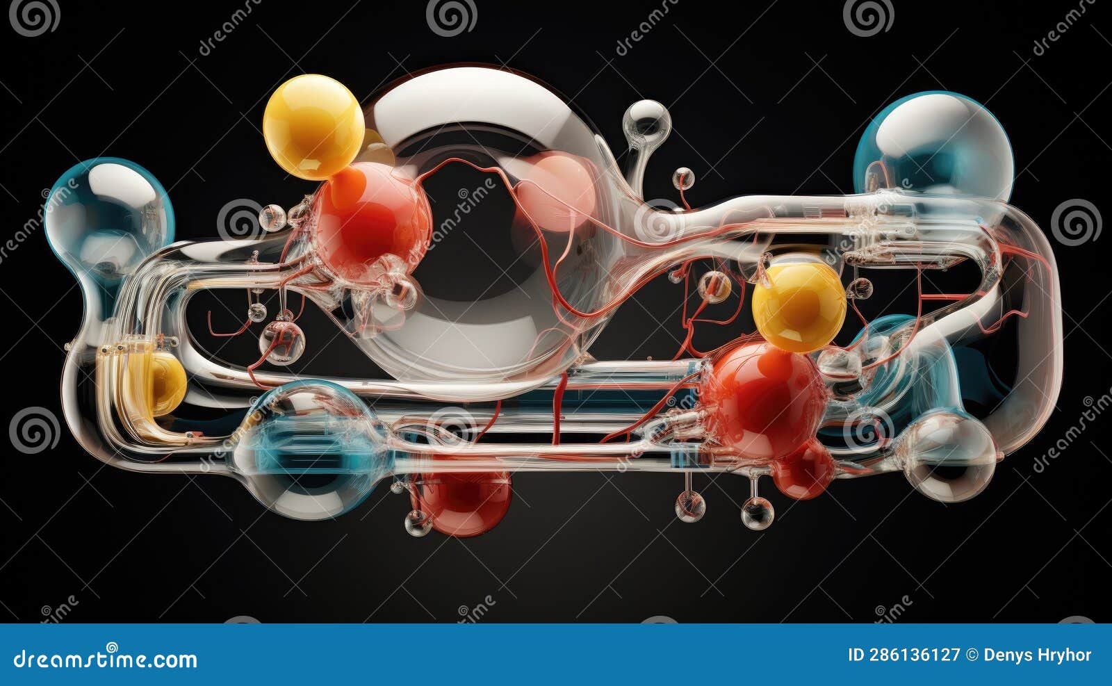 DNA Research Under the Microscope. Genetic Engineering. Laboratory Work ...