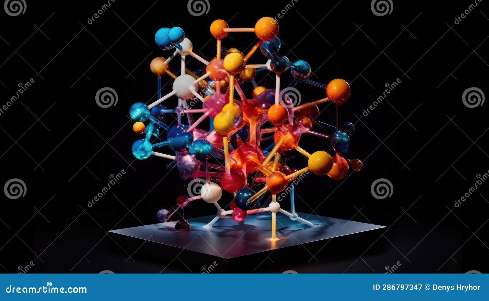 DNA Research Under the Microscope. Genetic Engineering. Laboratory Work ...