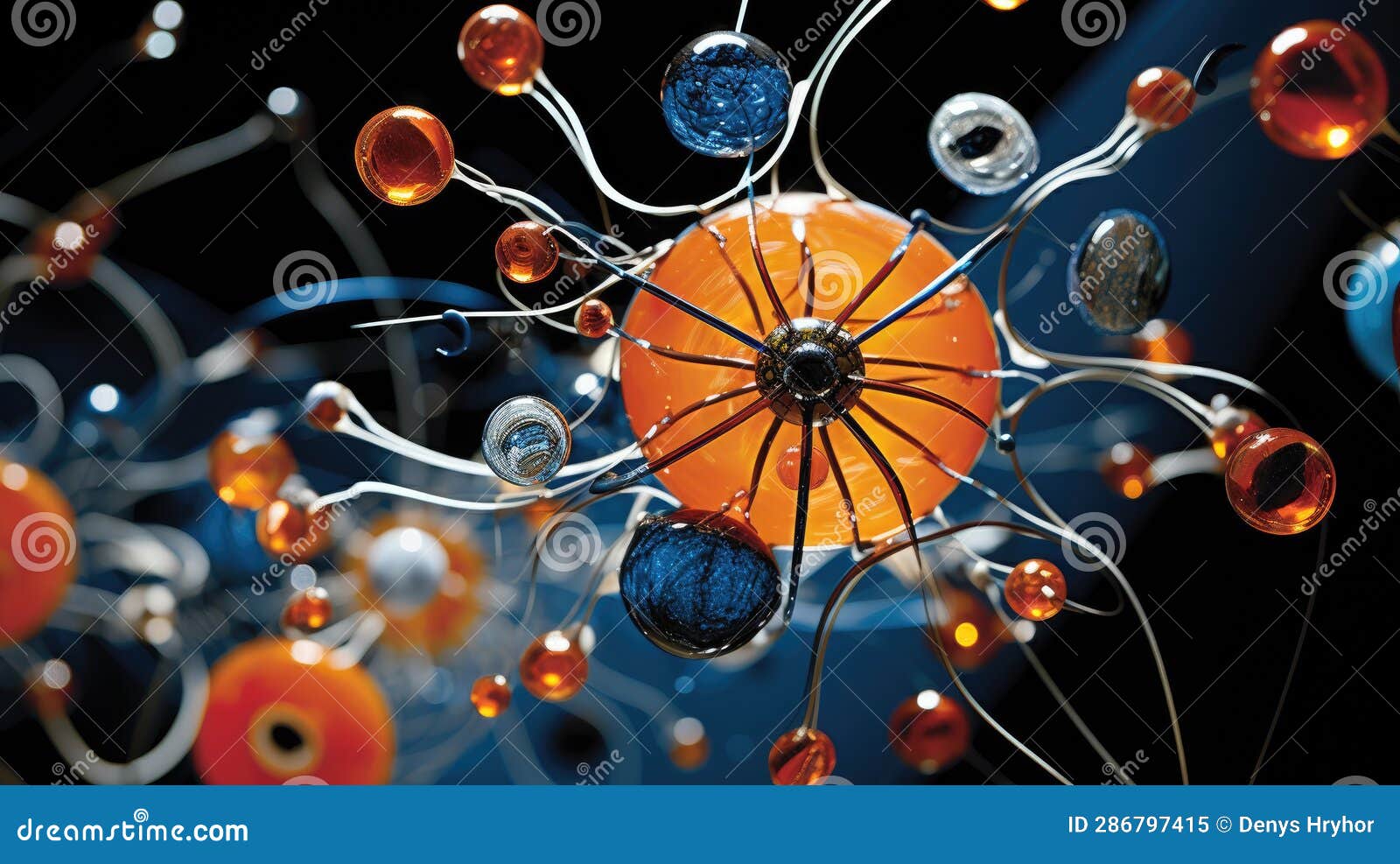 DNA Research Under the Microscope. Genetic Engineering. Laboratory Work ...