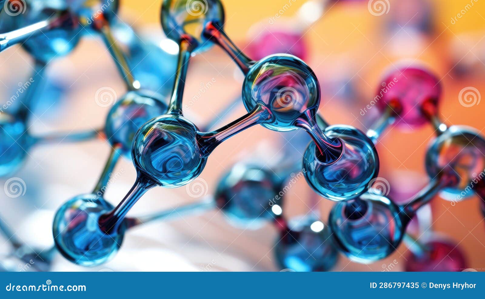 DNA Research Under the Microscope. Genetic Engineering. Laboratory Work ...