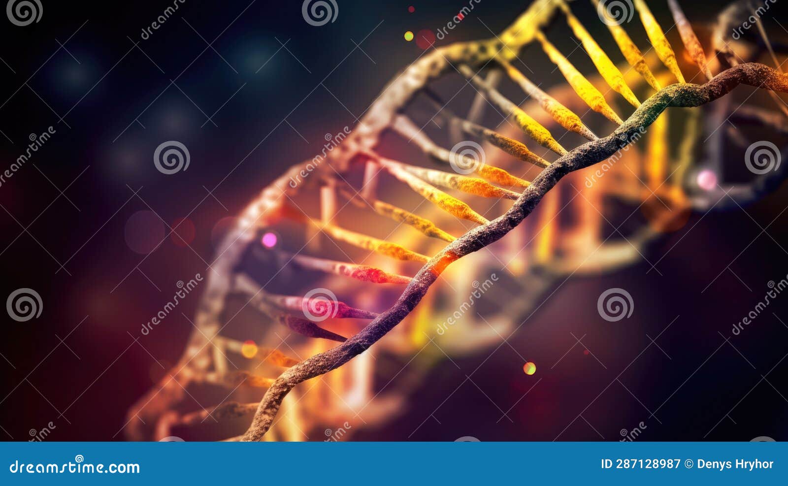DNA Research Under the Microscope. Genetic Engineering. Laboratory Work ...