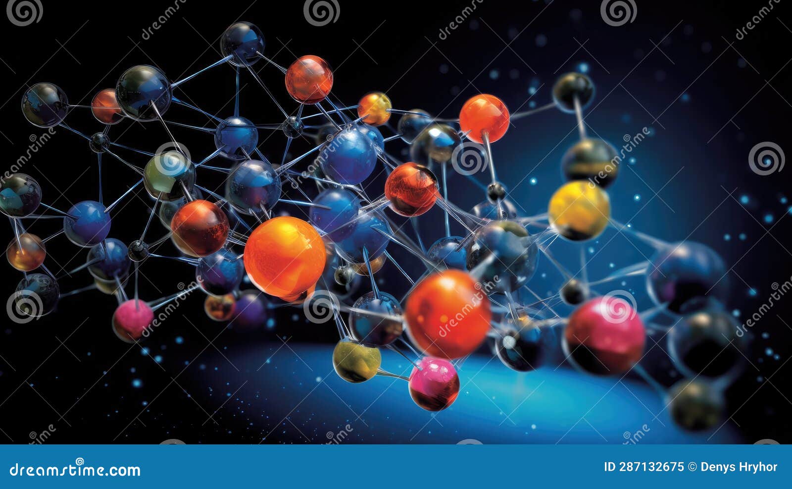 DNA Research Under the Microscope. Genetic Engineering. Laboratory Work ...