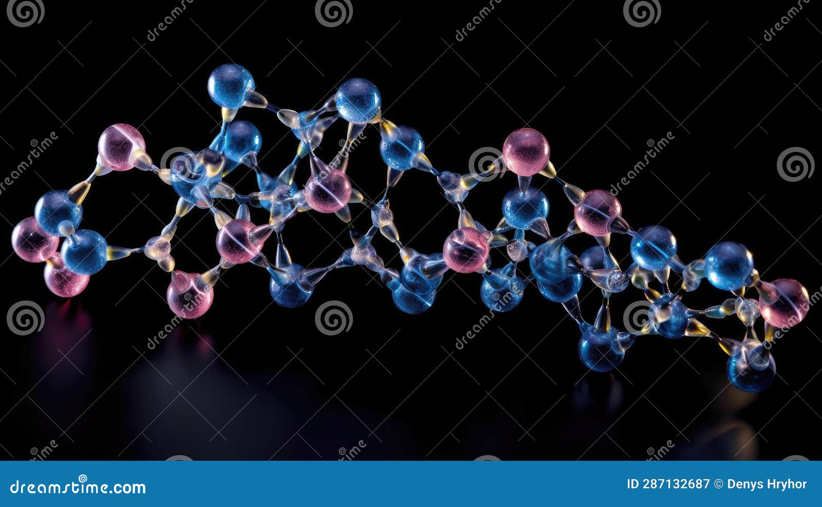 DNA Research Under the Microscope. Genetic Engineering. Laboratory Work ...