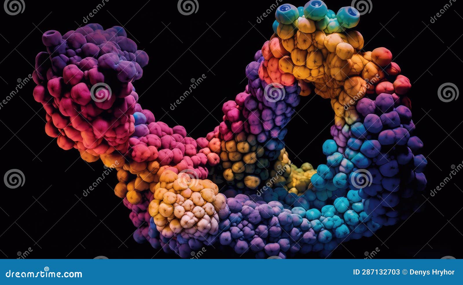 DNA Research Under the Microscope. Genetic Engineering. Laboratory Work ...