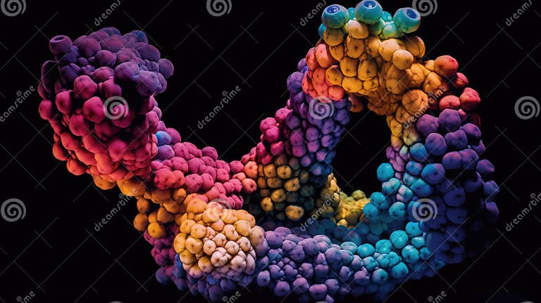 DNA Research Under the Microscope. Genetic Engineering. Laboratory Work ...