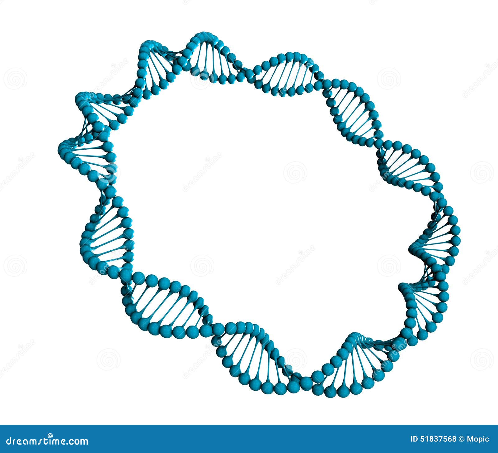 DNA ring stock illustration. Illustration of health, carbon - 51837568