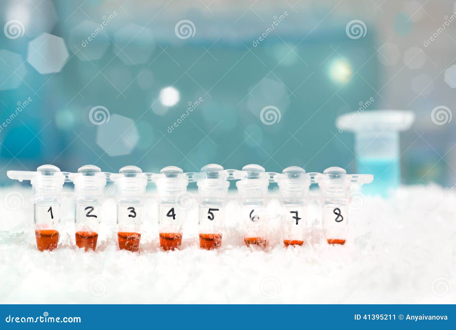 DNA Samples Ready for Analysis Stock Image - Image of cloning ...