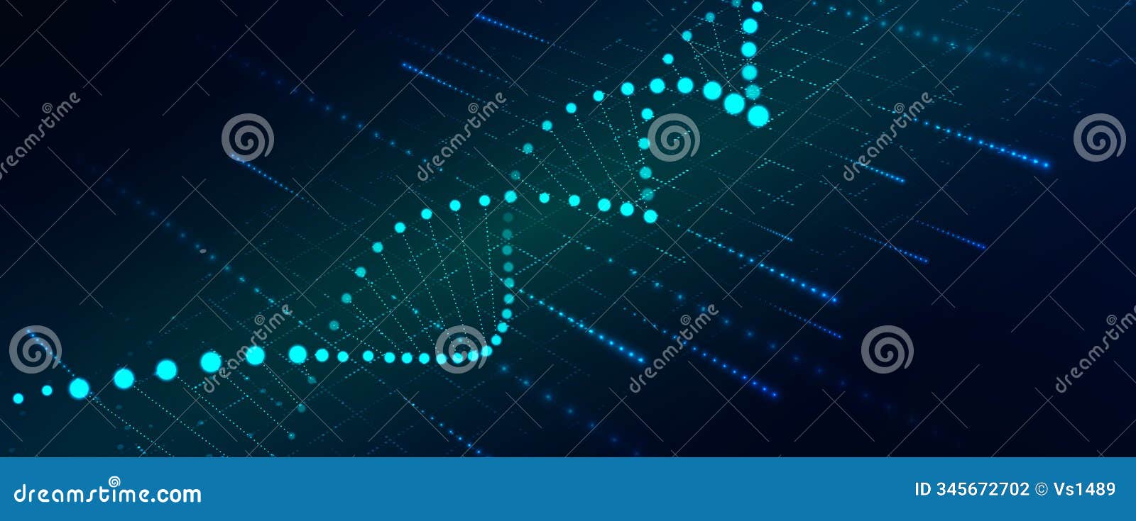 DNA Science and Medical Background Concept Stock Illustration ...