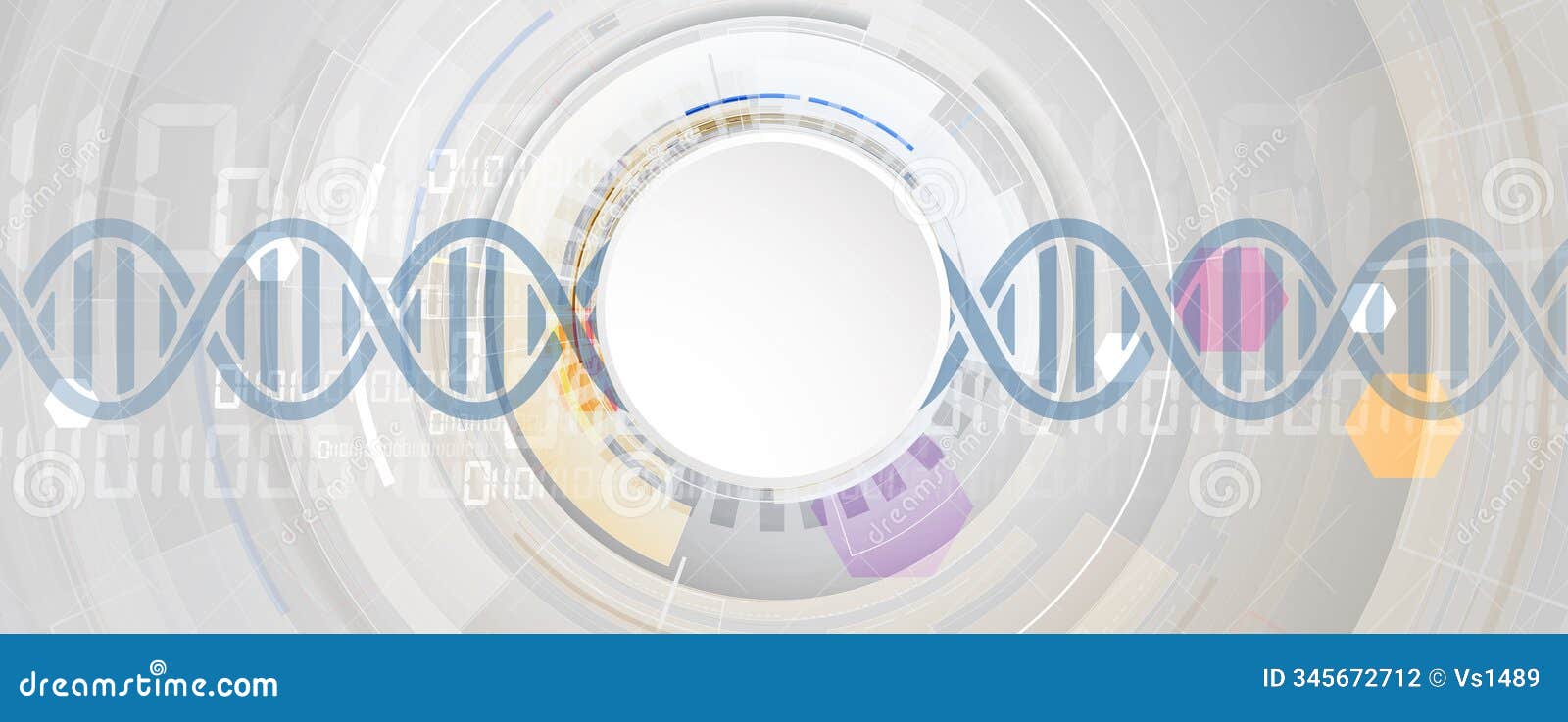 DNA Science and Medical Background Concept Stock Illustration ...