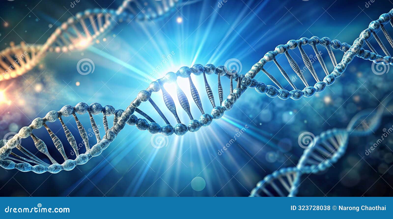 DNA Sequence / Abstract Background of DNA Sequence AI Generative Stock ...