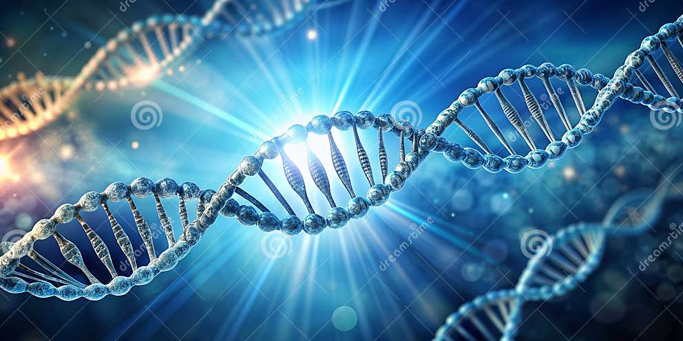 DNA Sequence / Abstract Background of DNA Sequence AI Generative Stock ...