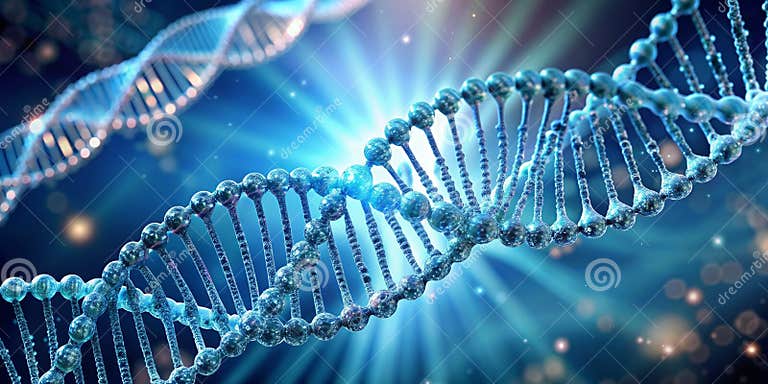 DNA Sequence / Abstract Background of DNA Sequence AI Generative Stock ...