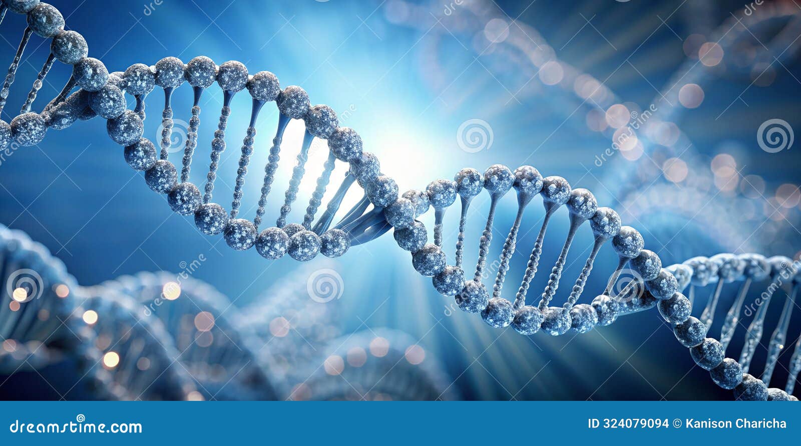 DNA Sequence / Abstract Background of DNA Sequence Creative AI Stock ...