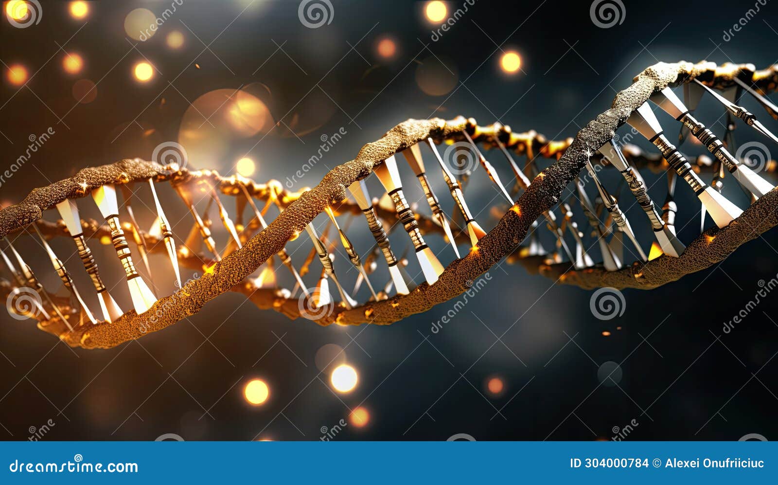 Dna Sequence Concept in Nature Stock Illustration - Illustration of ...