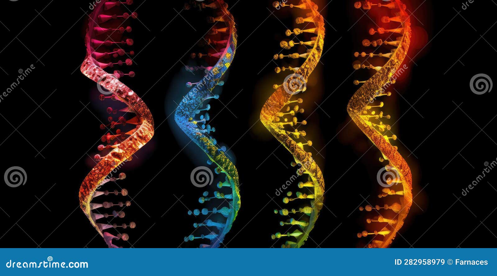 DNA sequence stock illustration. Illustration of research - 282958979