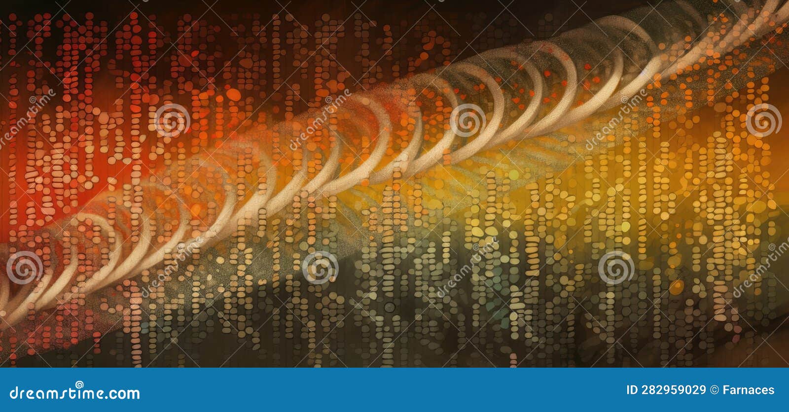 DNA sequence stock illustration. Illustration of chemistry - 282959029