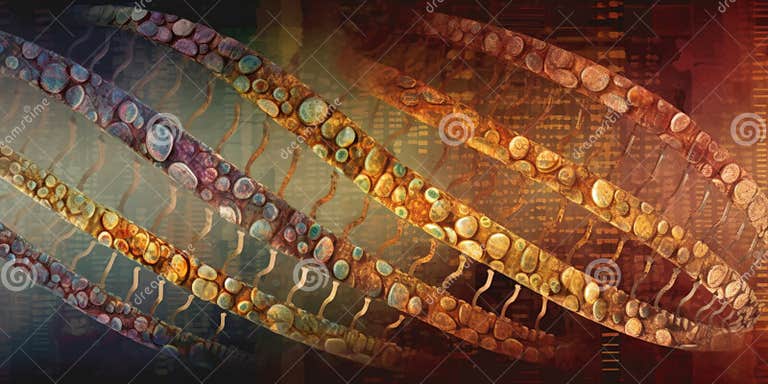 DNA sequence stock illustration. Illustration of biology - 282959067