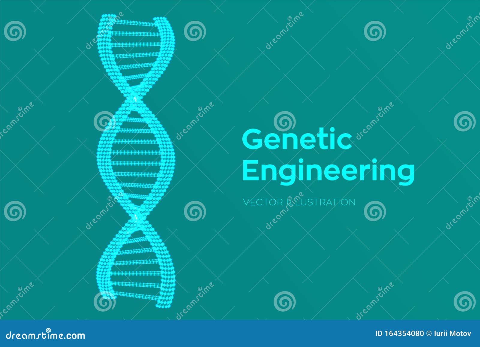DNA Sequence in Hands. Wireframe DNA Molecules Structure Mesh. DNA Code ...